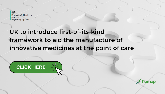 MHRA announce new innovative medicines framework - Remap